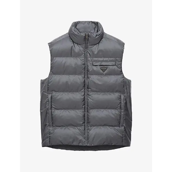 Prada Re-nylon Quilted Woven Gilet
