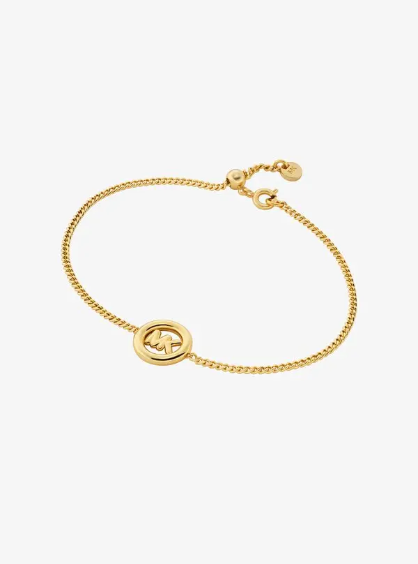 Michael Kors Logo Charm Slider Bracelet