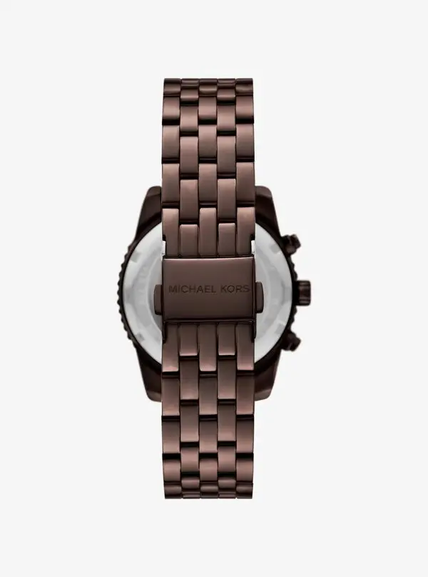 Michael Kors Pave Studded Mini Bryant Watch - Brown