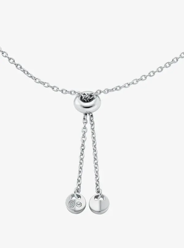 Michael Kors Precious Metal-plated Sterling Pavé Halo Slider Bracelet