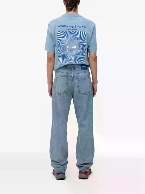 Hugo Light-wash Straight Leg Jeans