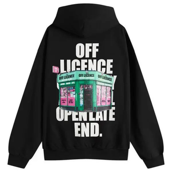 END. Open 'til Late Hoodie - Black