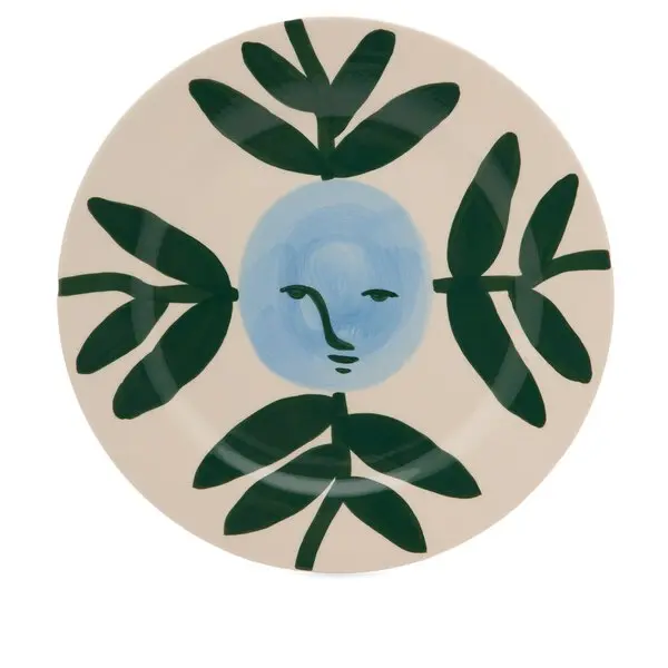 HAY X Emma Kohlmann La Pittura Plate - Moon Face Vine