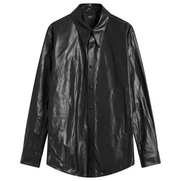 Amiri Lightweight Leather Overshirt