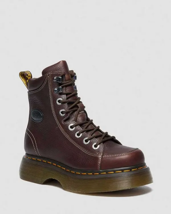 Dr. Martens Buzz 8-eye Boots - Brown