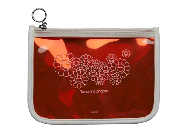 TAKASHI MURAKAMI Kaikai Kiki Flower Pouch Orange - Multicolor