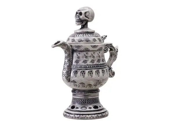 NEIGHBORHOOD X Dr. Woo Meet Skull Head Incense Chamber Black - Multicolor