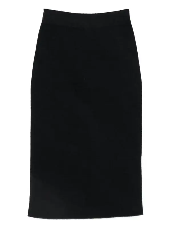 Soeur Pencil Wool Skirt