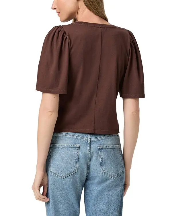 Paige Sigrid Puff Sleeve Tee - Tamarind
