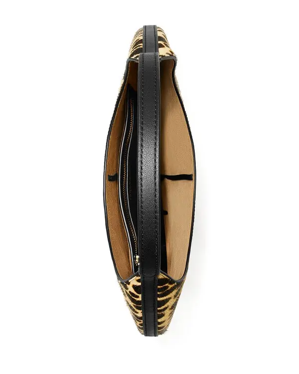 Tory Burch Pierced Printed Calf Hair Shoulder Bag