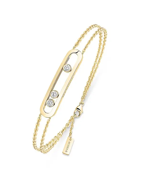 Messika Diamond Bracelet In 18k 0.24 Tcw - Gold