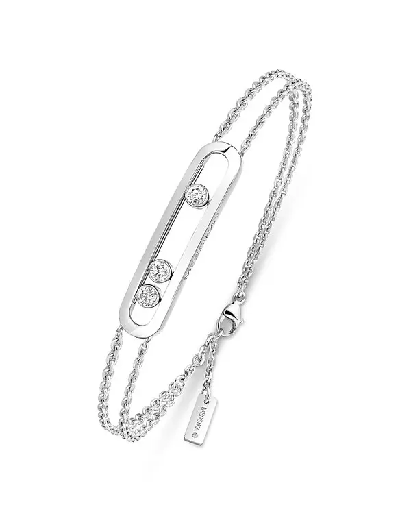 Messika Diamond Bracelet In 18k 0.24 Tcw - White Gold