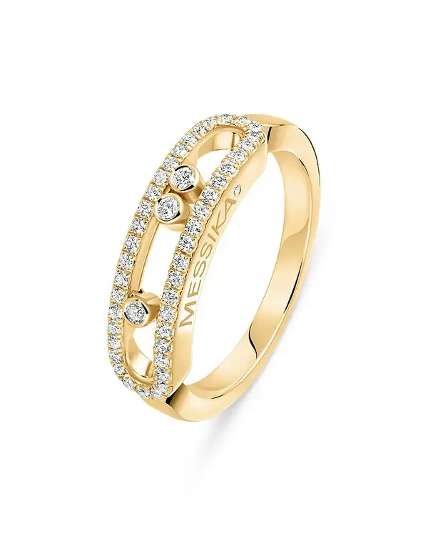 Messika Diamond And 18k Baby Move Pavé Ring 0.23 Tcw - Yellow Gold
