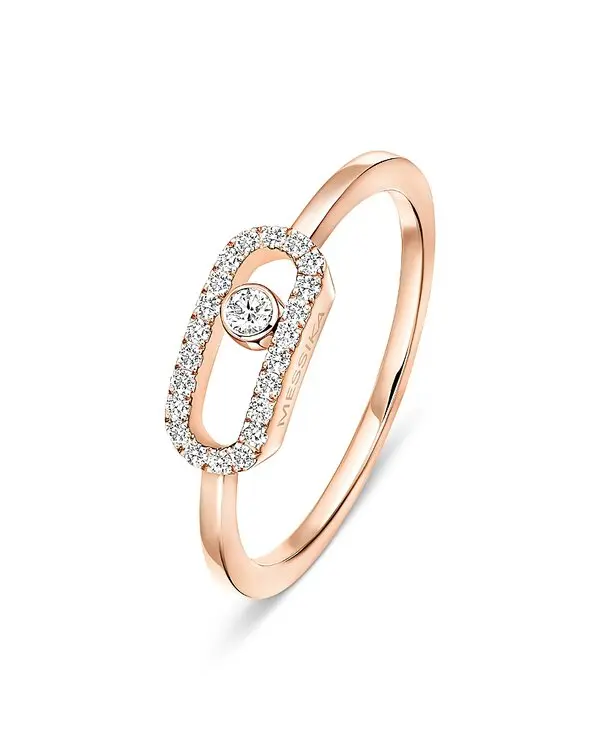 Messika Diamond And 18k Ring - Pink Gold