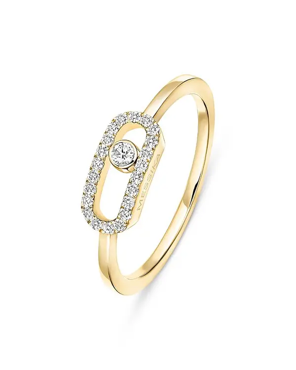 Messika Diamond And 18k Ring - Yellow Gold