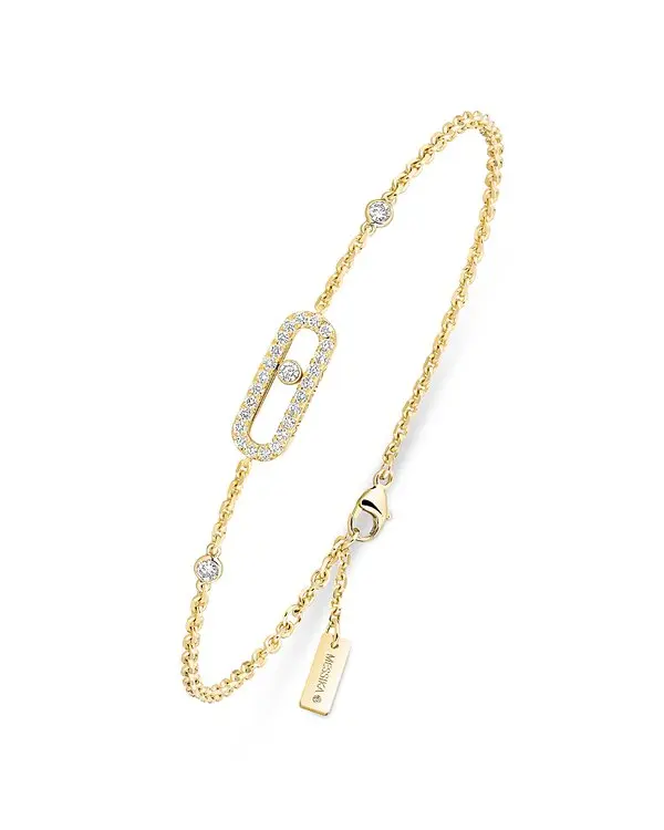 Messika Diamond Move Uno Pave Bracelet - Gold