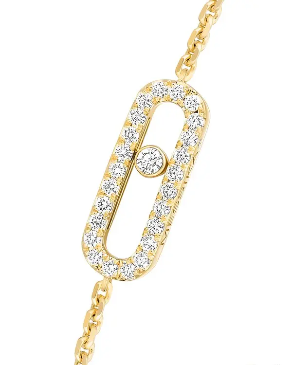 Messika 18k Diamond Move Uno Pave Bracelet - Gold