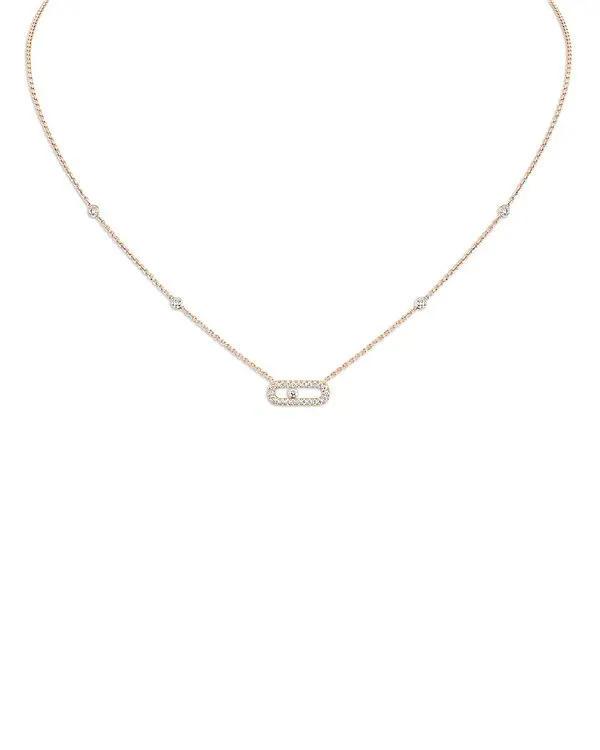 Messika Diamond And Necklace - Pink Gold