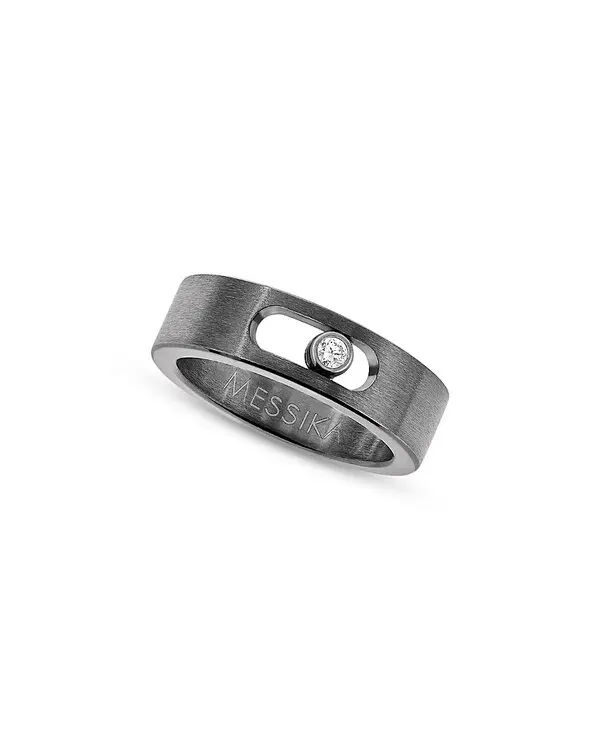 Messika Diamond Move Titanium Graphite Small Ring - Graphite Titanium
