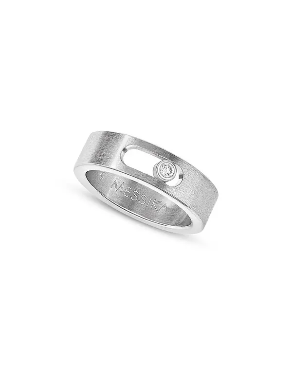 Messika Diamond Move Titanium Small Ring - Silver