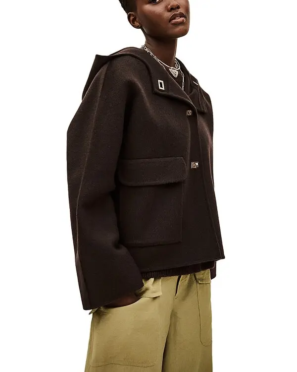 Ba&sh Kove Coat - Chocolate