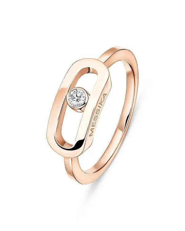 Messika Diamond Move Uno Ring - Pink Gold