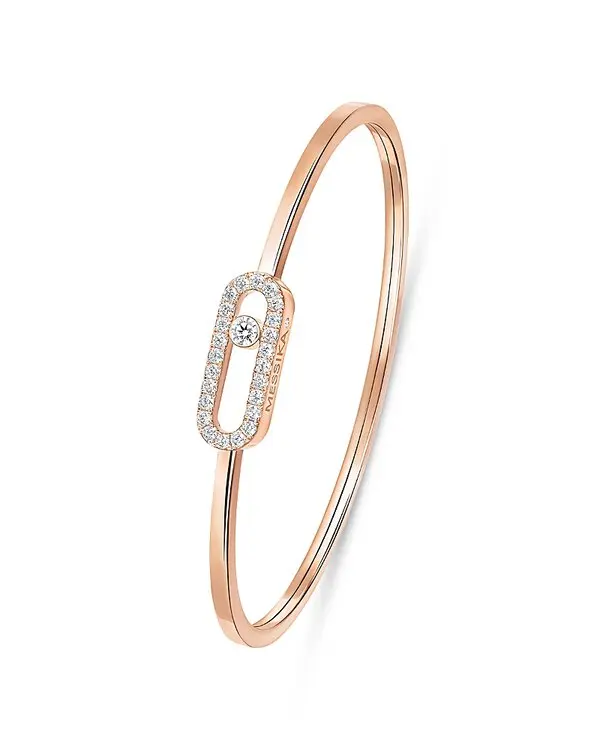 Messika Diamond And 18k Bracelet - Pink Gold