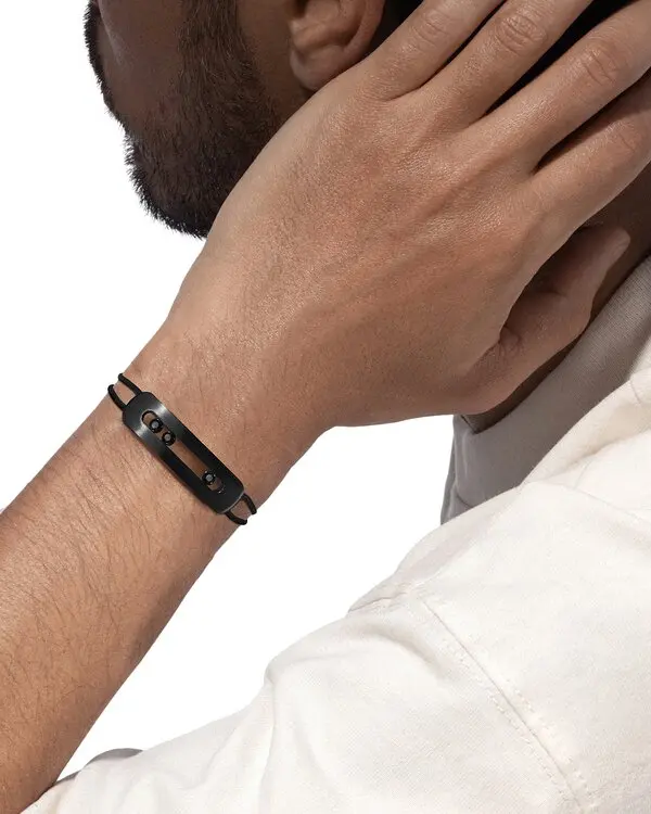 Messika Diamond Move Titanium Extra Large Bracelet - Black Titanium