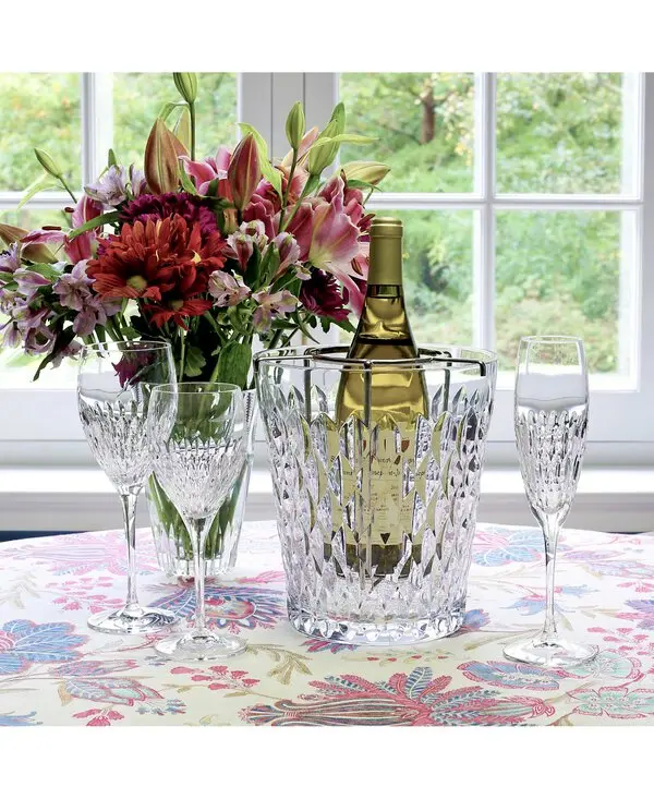 WILLIAM YEOWARD CRYSTAL Merle Champagne Bucket With Bottle Holder