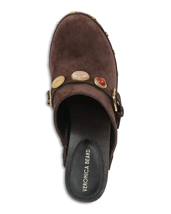 Veronica Beard Giana Charms Clog Pumps - Espresso