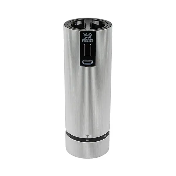 PEUGEOT Line Electric Zirlion Salt Mill, U'select 6 - Aluminum