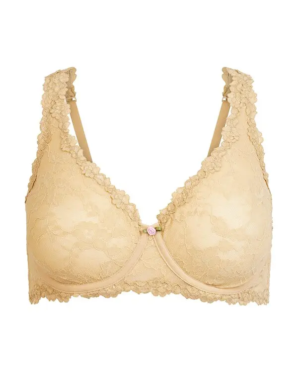 SKIMS Stretch Floral Lace Bra - Delta