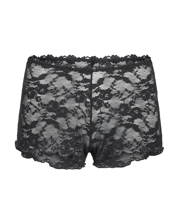 SKIMS Stretch Floral Lace Camisole Set - Soot