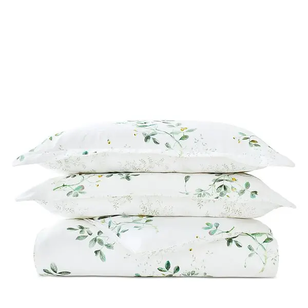 CHRISTY Peashoots Duvet Cover Set, King/cal King - Sage Green