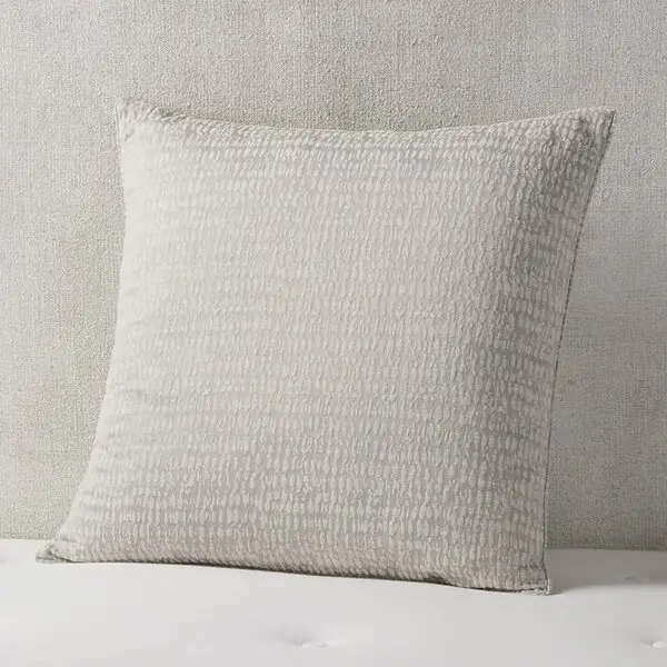 HUDSON PARK COLLECTION Abstract Speckle Euro Sham Set Exclusive - Grey