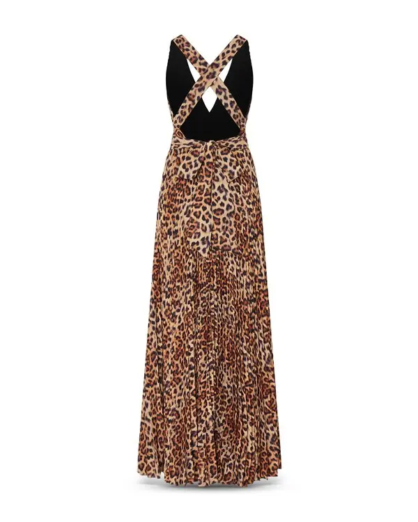 MILLY Oria Leopard Dress