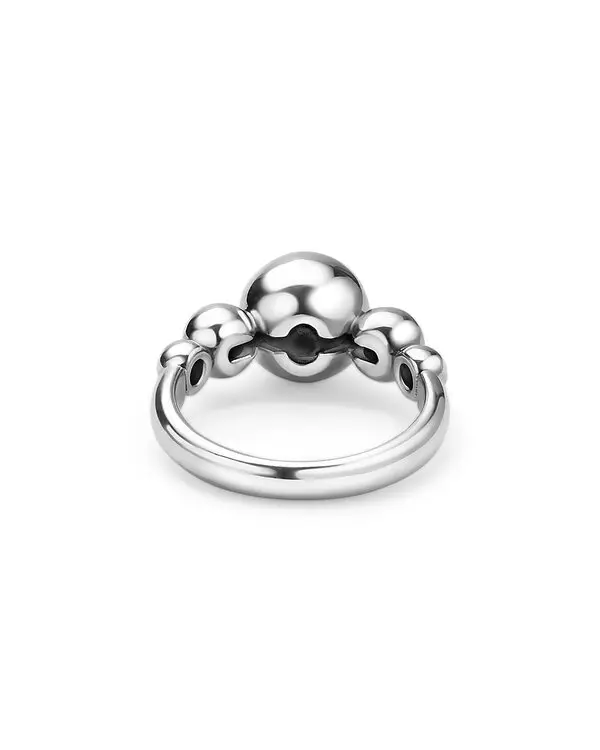 Lagos Sterling Caviar Bubbly Beaded Ring - Silver