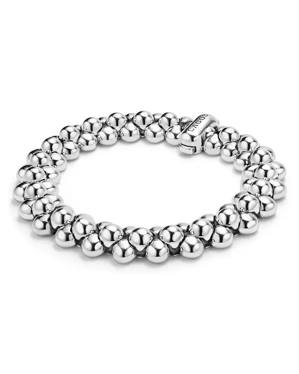 Lagos Sterling Caviar Bubbly Bead Cluster Bracelet