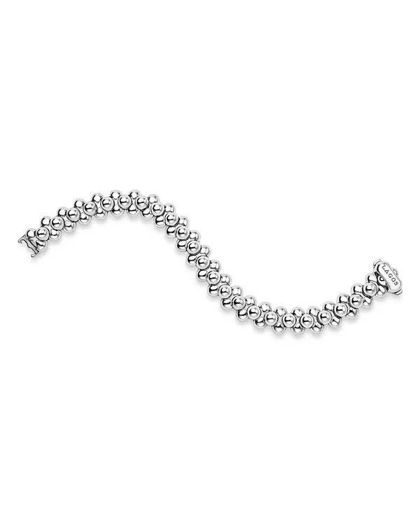 Lagos Sterling Caviar Bubbly Bead Cluster Bracelet