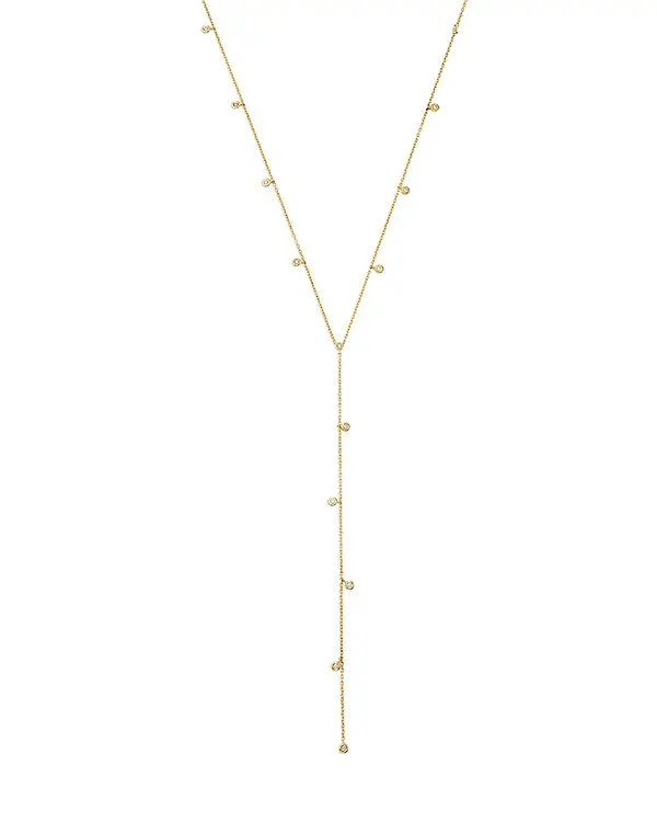 Bloomingdale'S Diamond Lariat Necklace 0.56 Tcw - Gold