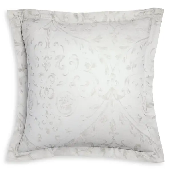 SFERRA Pezzana Baroque Sateen Euro Sham Exclusive - Flint