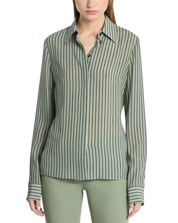 Michael Kors Striped Silk Shirt