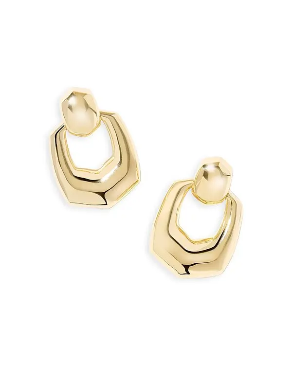 Kendra Scott Kaitlin Open Form Earrings - Gold