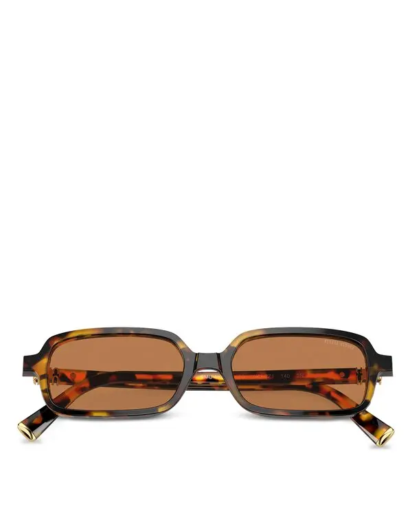 Miu Miu Rectangle Sunglasses, 51mm