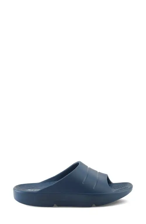 SPRING STEP SHOES Shamak Slide - Navy