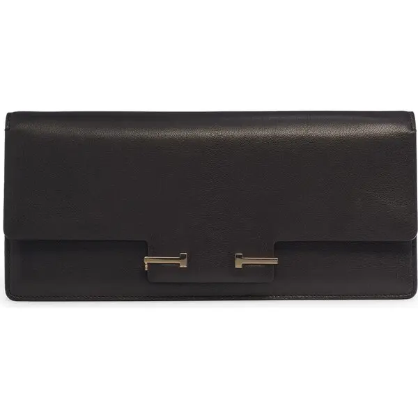 TOM FORD Leather East/west Shoulder Bag - Black