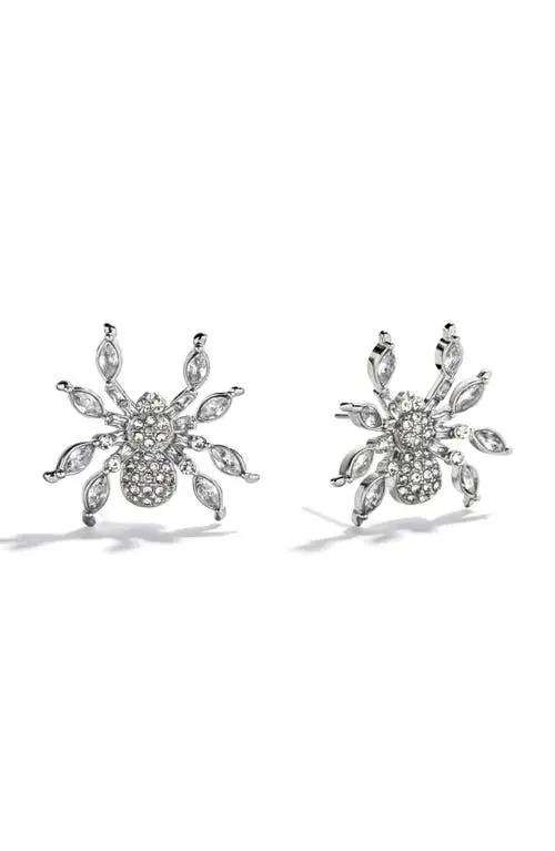 Baublebar Crystal Creepers Stud Earrings - Silver
