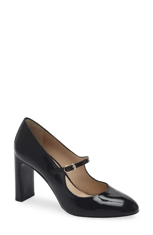 STUART WEITZMAN Babette Mary Jane 85 Pump - Black
