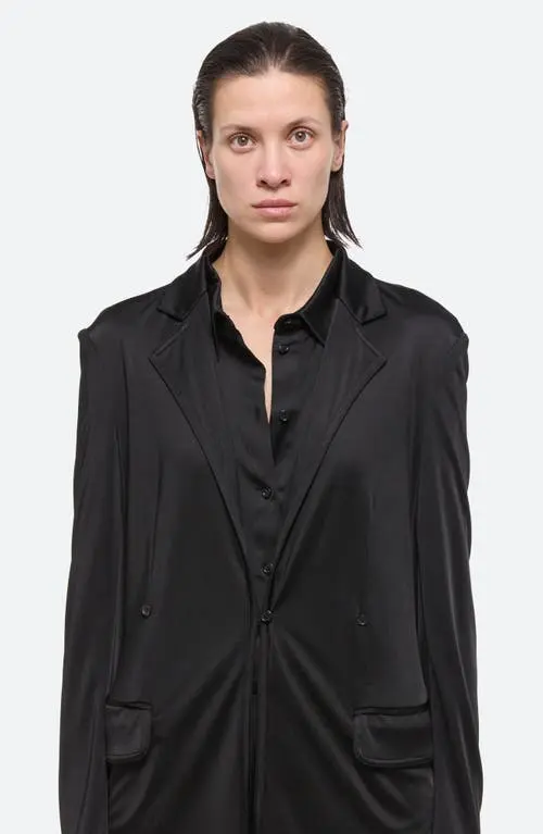 Helmut Lang Fluid Liquid Classic Blazer