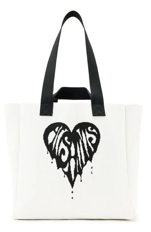 ALLSAINTS Izzy Heart Tote - White